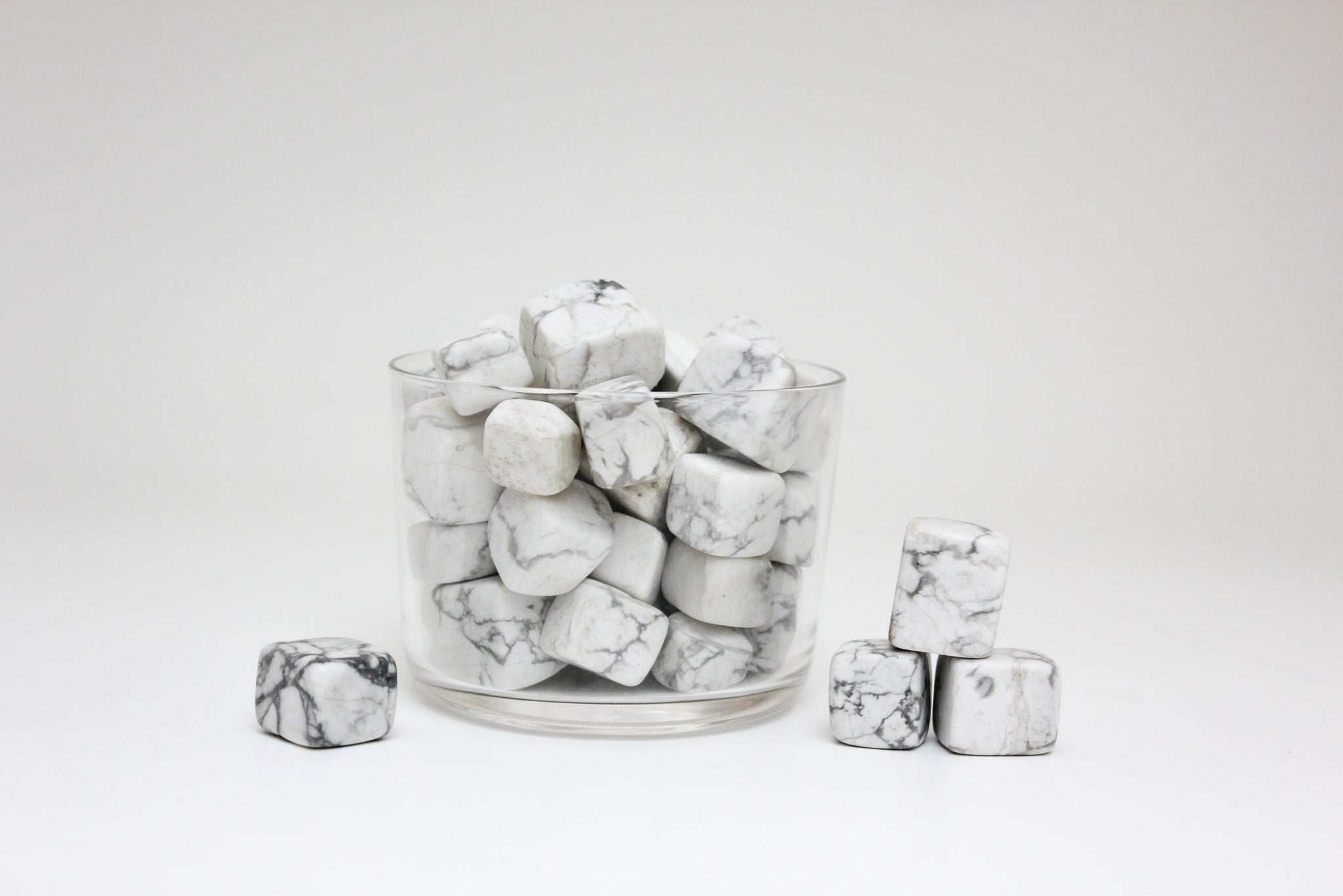 Howlite Crystal Cubes – Gemlet